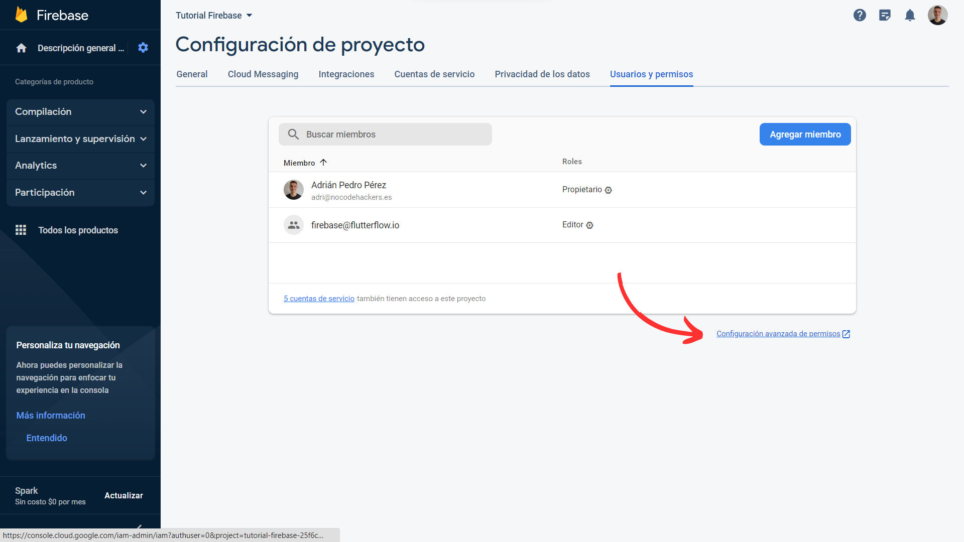Cómo conectar Firebase y Flutterflow en 2024